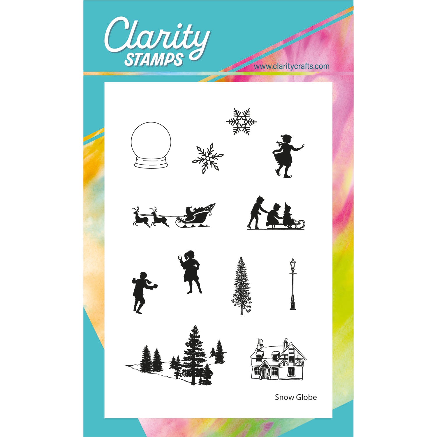 Let it Snow Miniatures A6 Stamp Set – Clarity Crafts