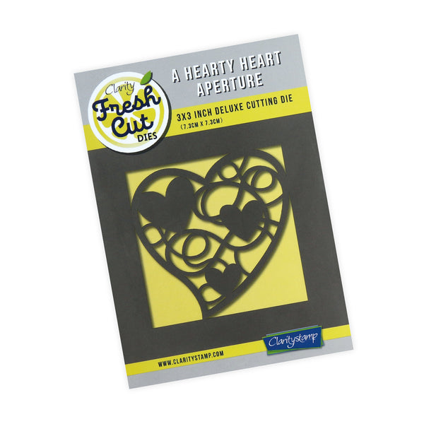 A Hearty Heart Aperture Die 3" x 3" – Claritystamp