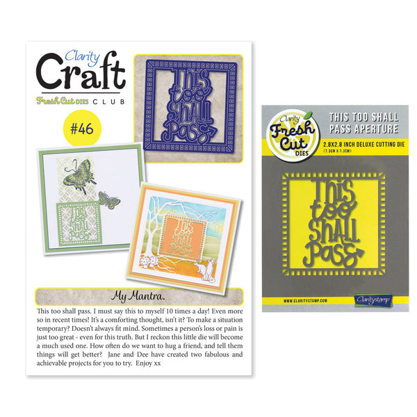New Design Dies Back Issue 46 This Too Shall Pass Claritystamp