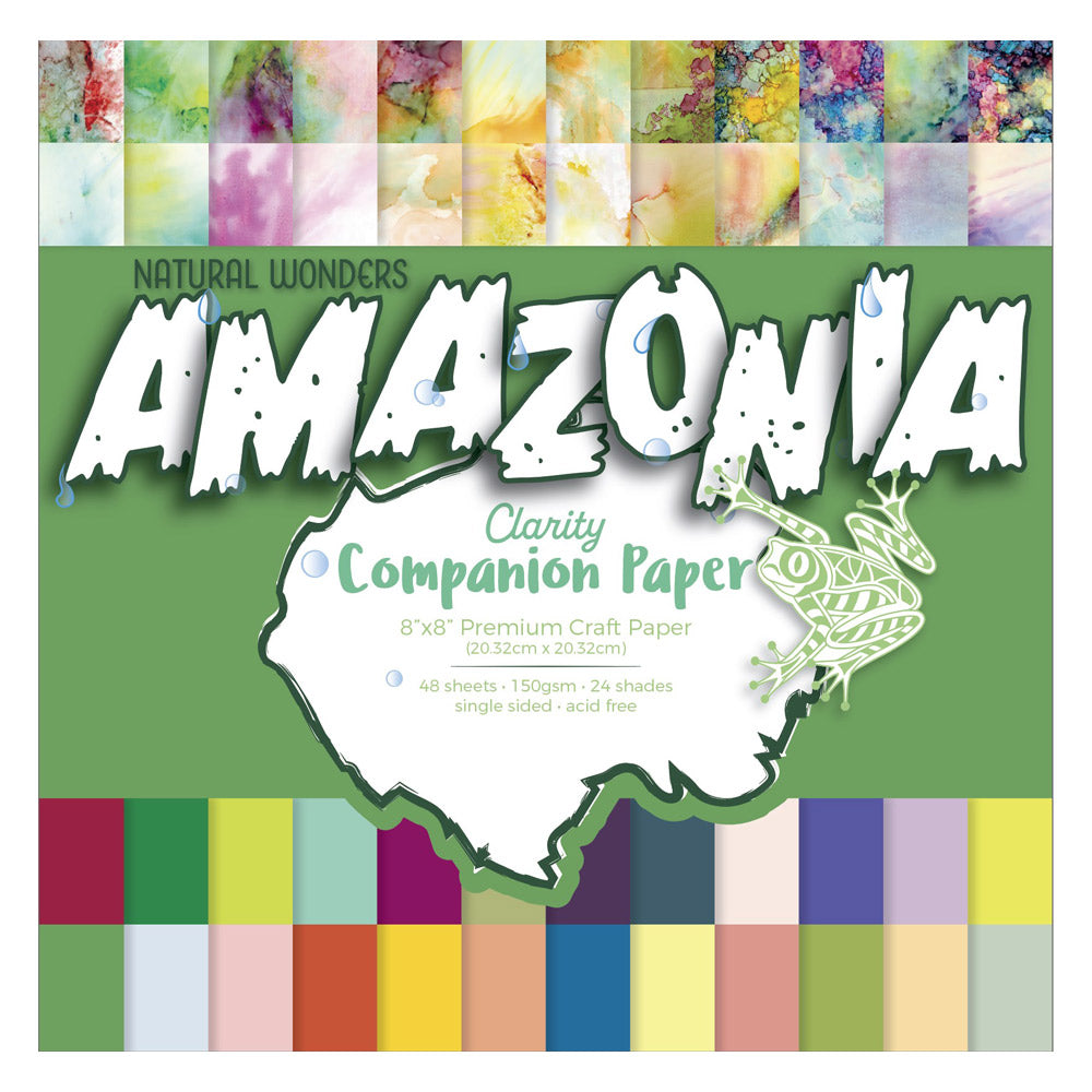 Amazonia Companion Paper 8" x 8" (Single-Sided) – Claritystamp