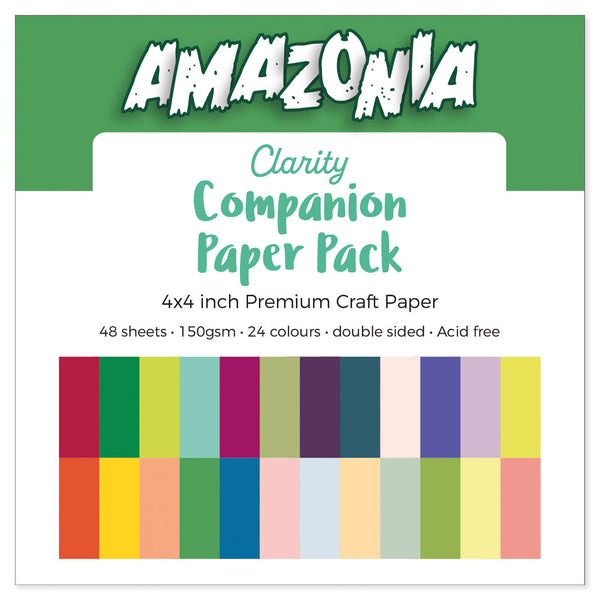 Amazonia Companion Paper 4" x 4" (Double-Sided) – Claritystamp