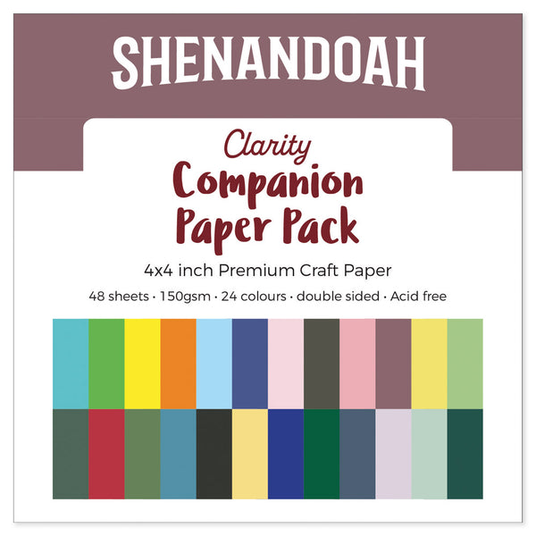 Shenandoah Companion Paper 4" x 4" (Double-Sided) – Claritystamp