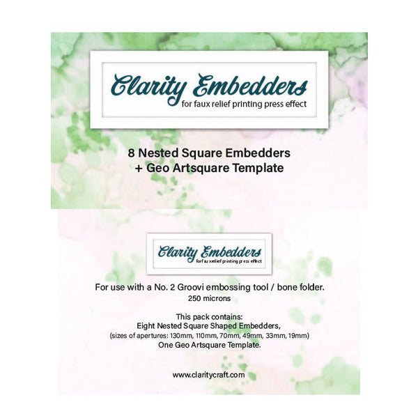 Nested Square Embedders with Geo Templates – Claritystamp