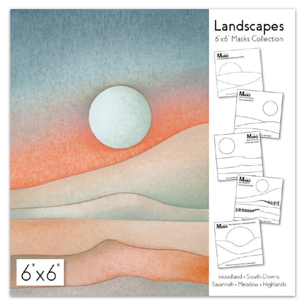 Landscape Masks Complete Collection 6" x 6" – Claritystamp