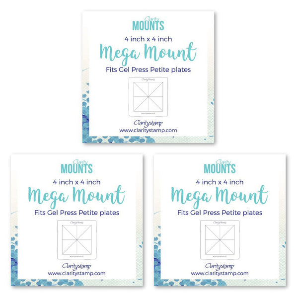 Clarity Mega Mounts 4" x 4" x3 – Claritystamp