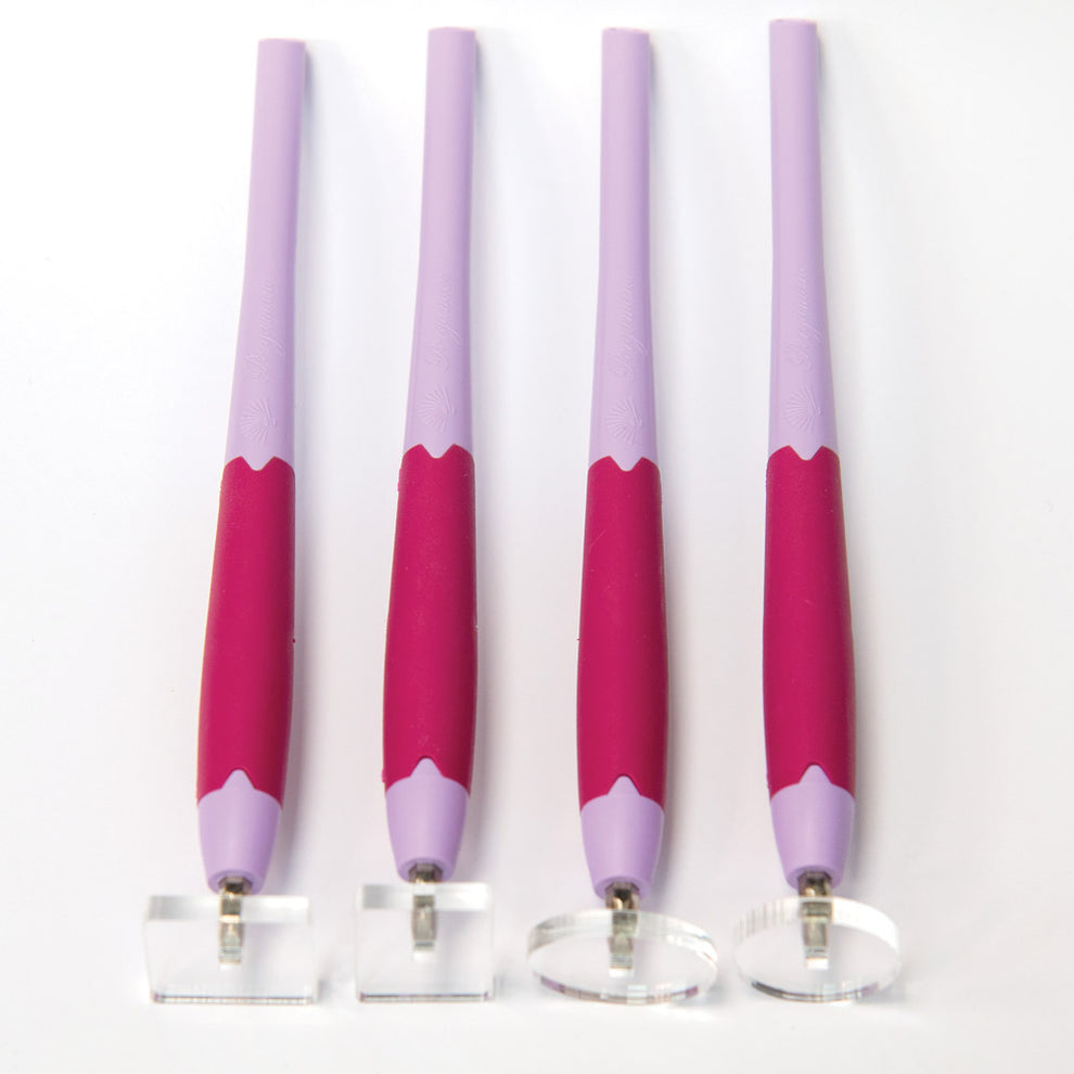 Clarity Stamp Pens - Set of 4 - Square, Circle, Rectangle & Oval ...