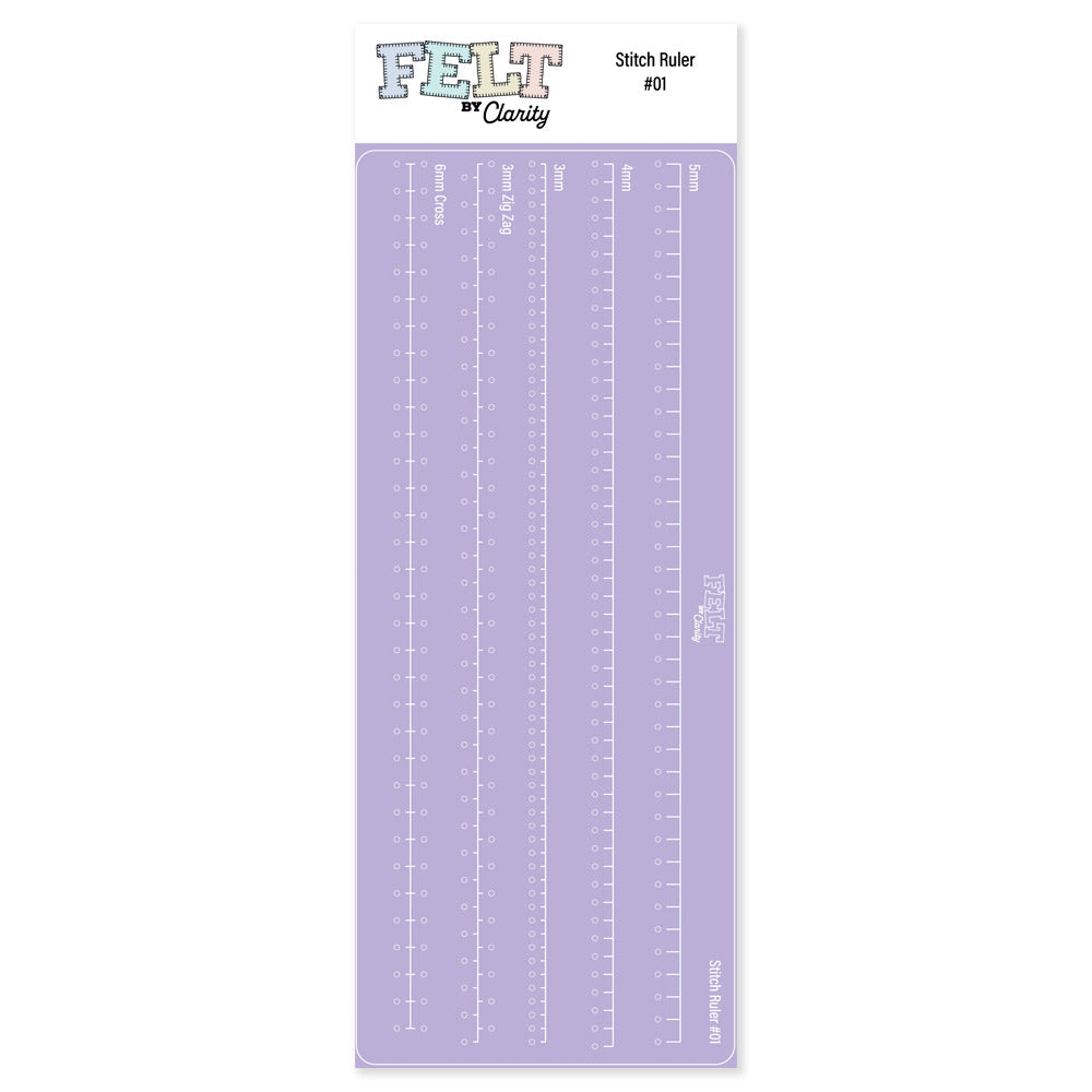 Felt by Clarity - Stitching Ruler No.1 – Clarity Crafts
