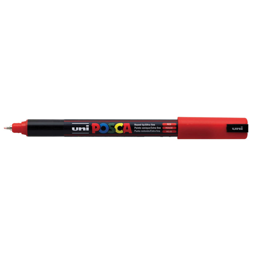 Red - Uni Posca Marker Pen - PC-1MR - Ultra Fine – Clarity Crafts