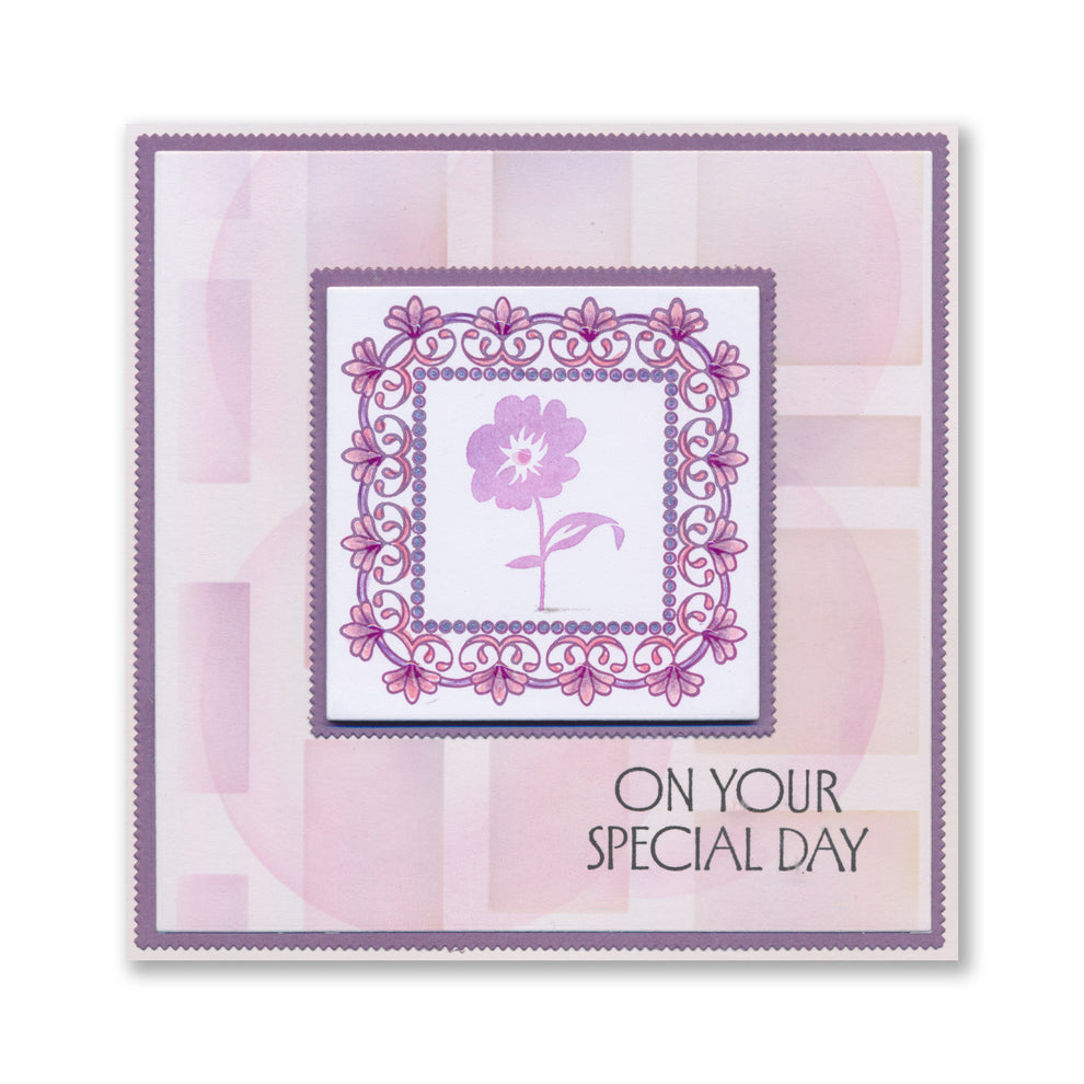 Art Deco Square Frames & Large Framework Squares Stamp & Stencil Duo ...
