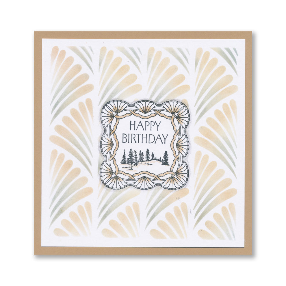 Art Deco Square Frames & Large Framework Squares Stamp & Stencil Duo ...