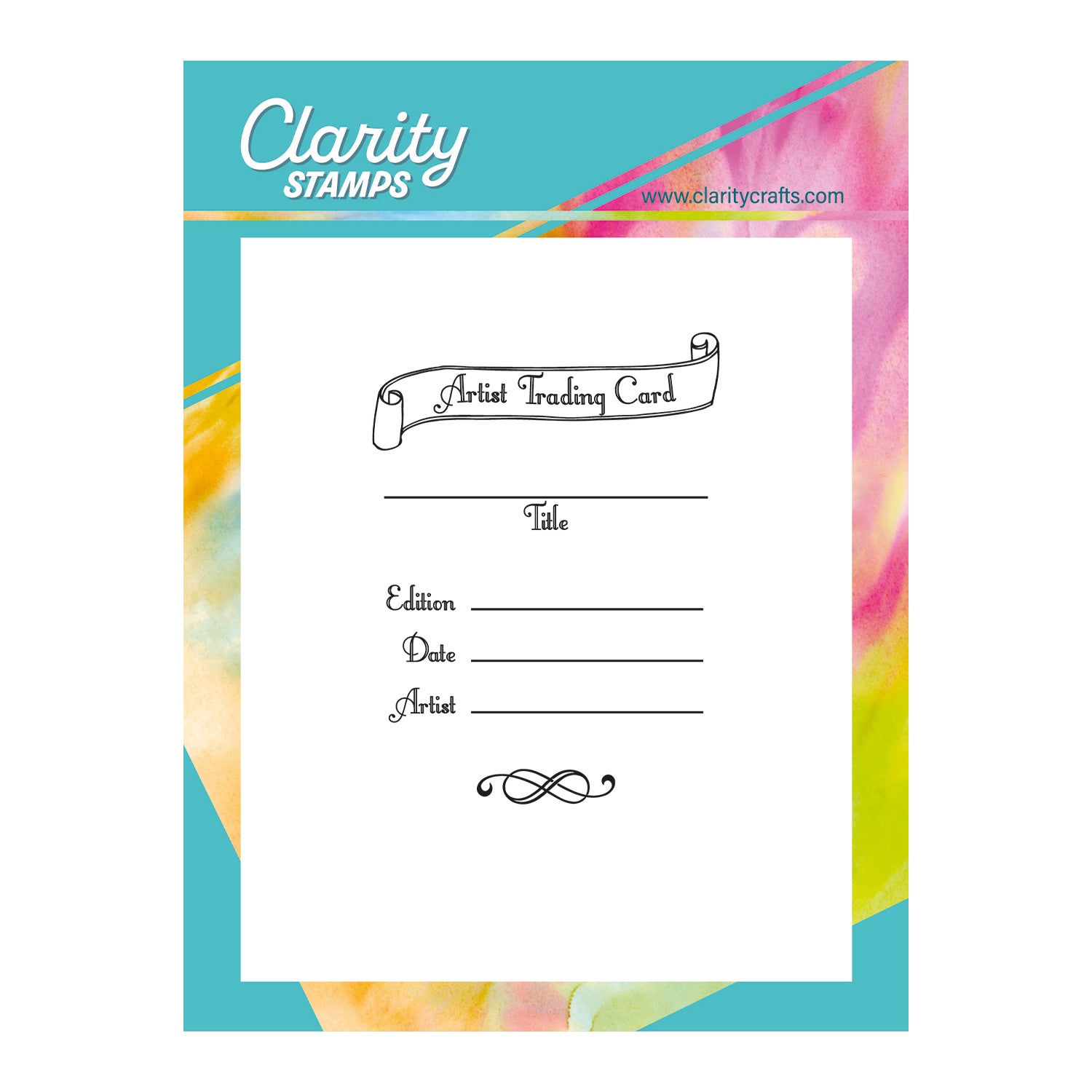 ATC Stamp A6 Square Stamp – Clarity Crafts