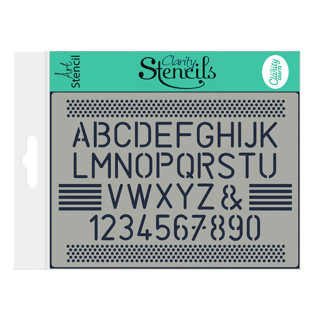 Stencils | Art Stencils – tagged "Theme_Alphabet & Numbers" – Clarity ...