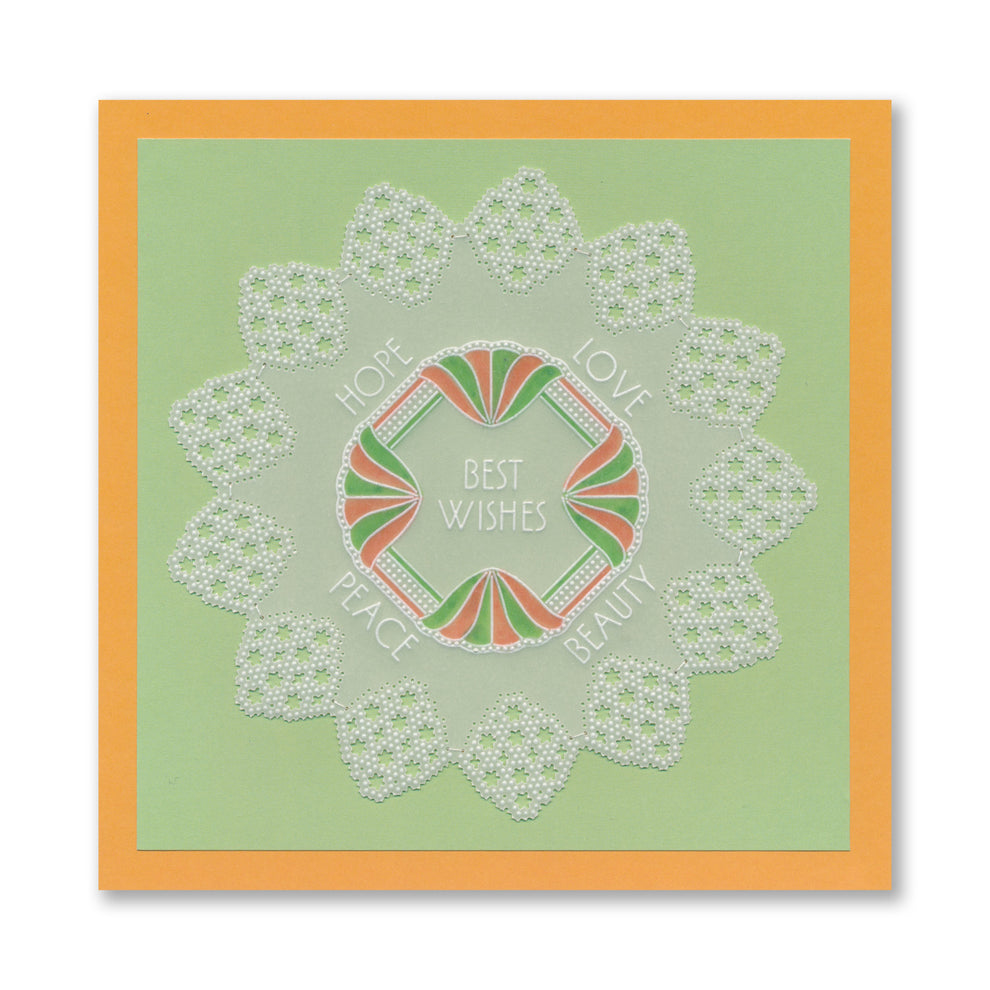 Art Deco Square Frames - Beauty Midi Groovi Plate – Clarity Crafts