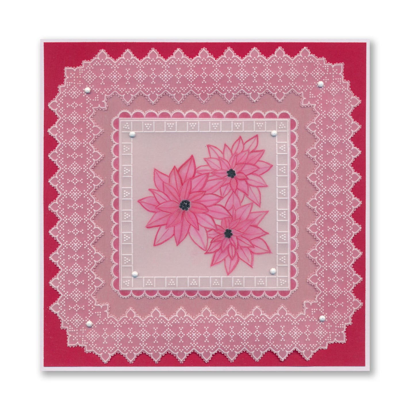 Jazz's Festive Sampler A4 Groovi Plate – Clarity Crafts