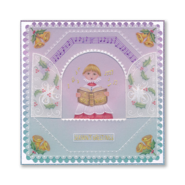 Barbara's SHAC Choir Boy Wooden Toy A6 Groovi Plate – Claritystamp