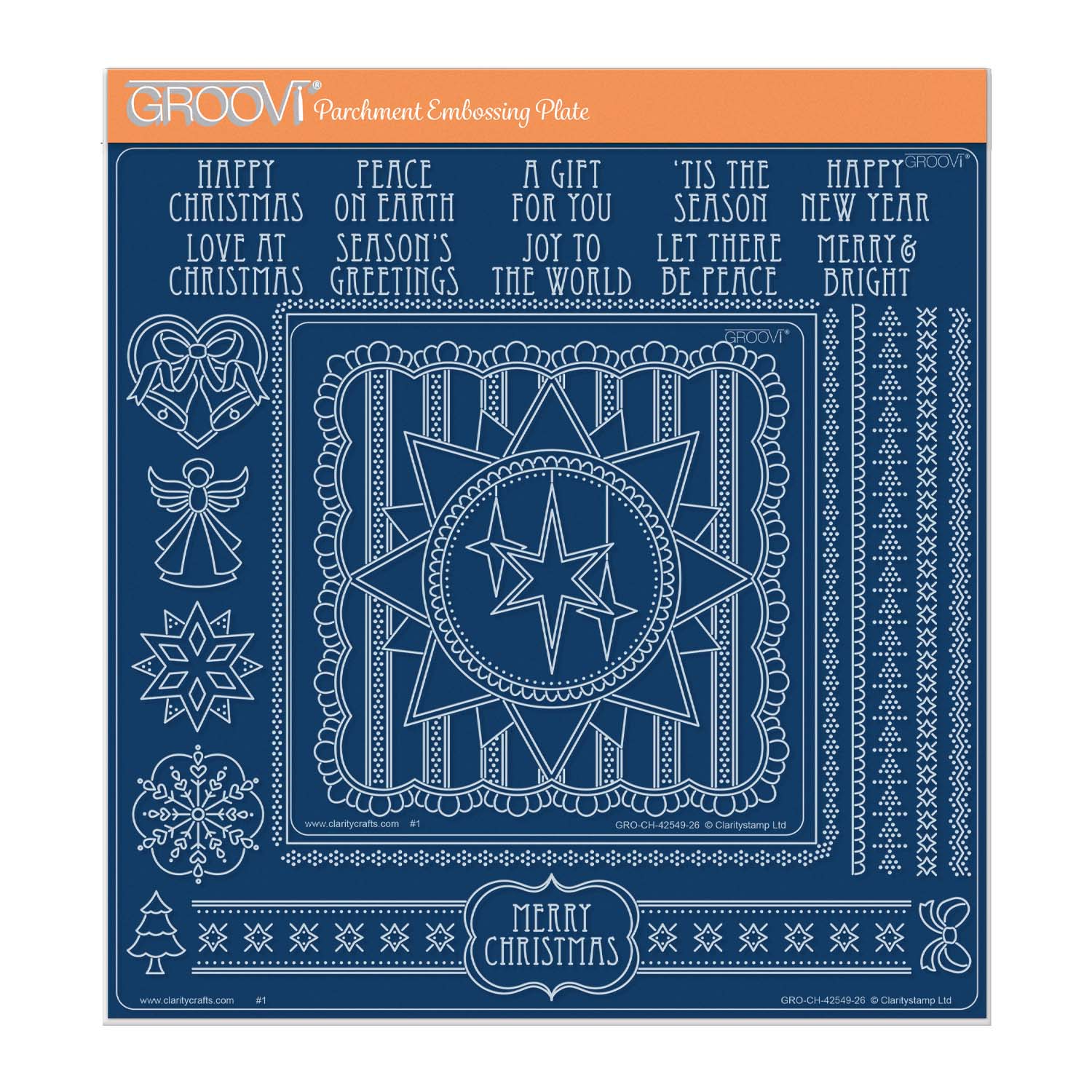 Plate Mate for Midi Plates & Christmas Star French Lace Groovi Plate ...