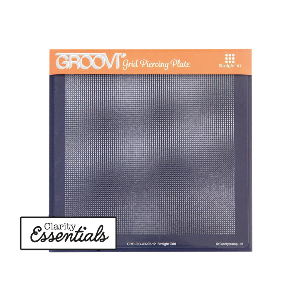 Mini Straight Basic Bold A6 Square Groovi Piercing Grid – Claritystamp