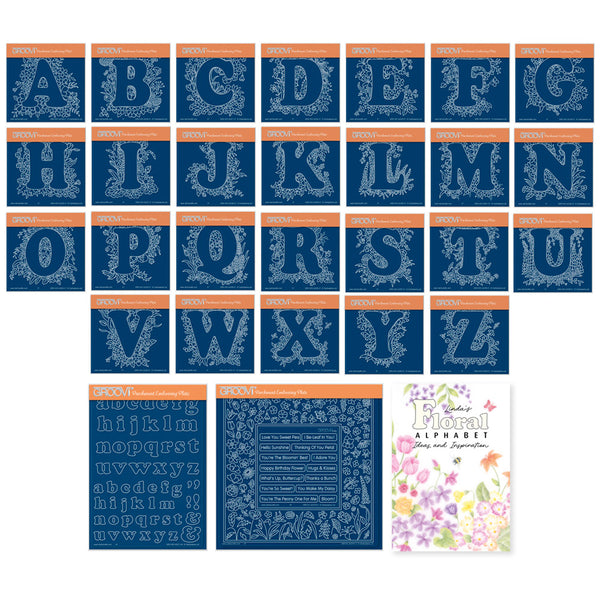 Linda's Floral Alphabet Complete Collection – Claritystamp
