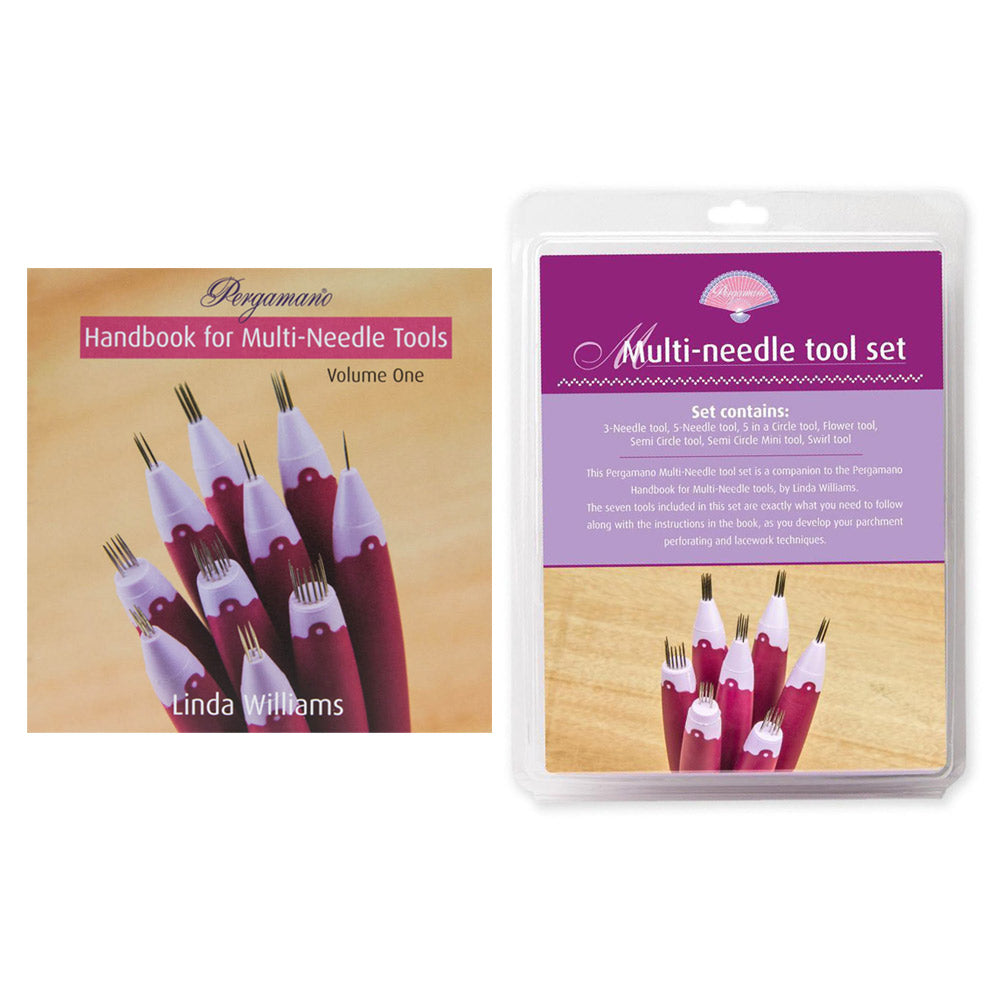 Pergamano Multi-Needle Volume One: Book & Tools Bundle – Claritystamp