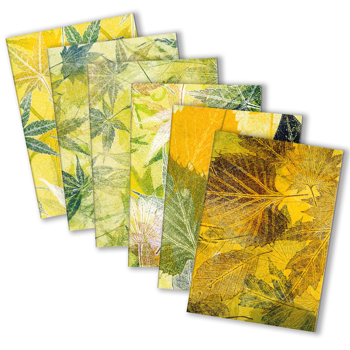 Pinky Gray - Rustic - Botanical Monoprint Greeting Cards & Envelopes ...