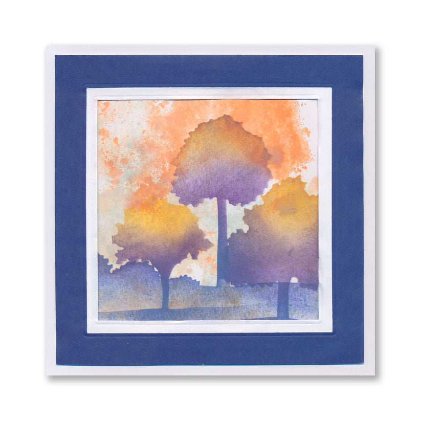 Treescape Overlay Complete A5 Stencil Collection – Clarity Crafts