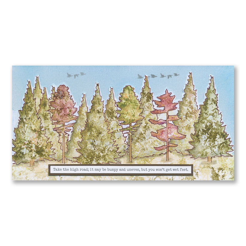 Treescape Overlay Complete A5 Stencil Collection – Clarity Crafts