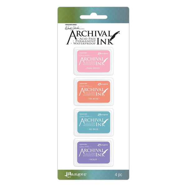 Wendy Vecchi Mini Archival Ink Pads Kit 3 - Pink Peony – Claritystamp