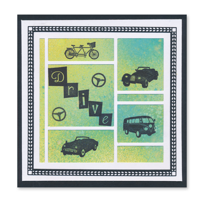 Wee Transport Stamp Duo – Clarity Crafts