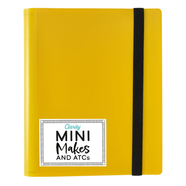 Clarity Mini Makes Storage Folder - Yellow – Claritystamp