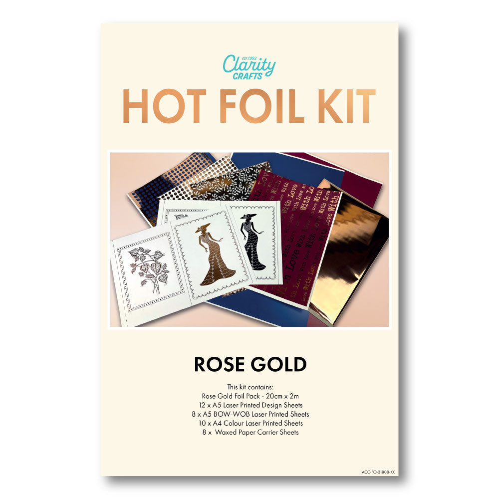 Hot Foil Kit - Rose Gold – Clarity Crafts