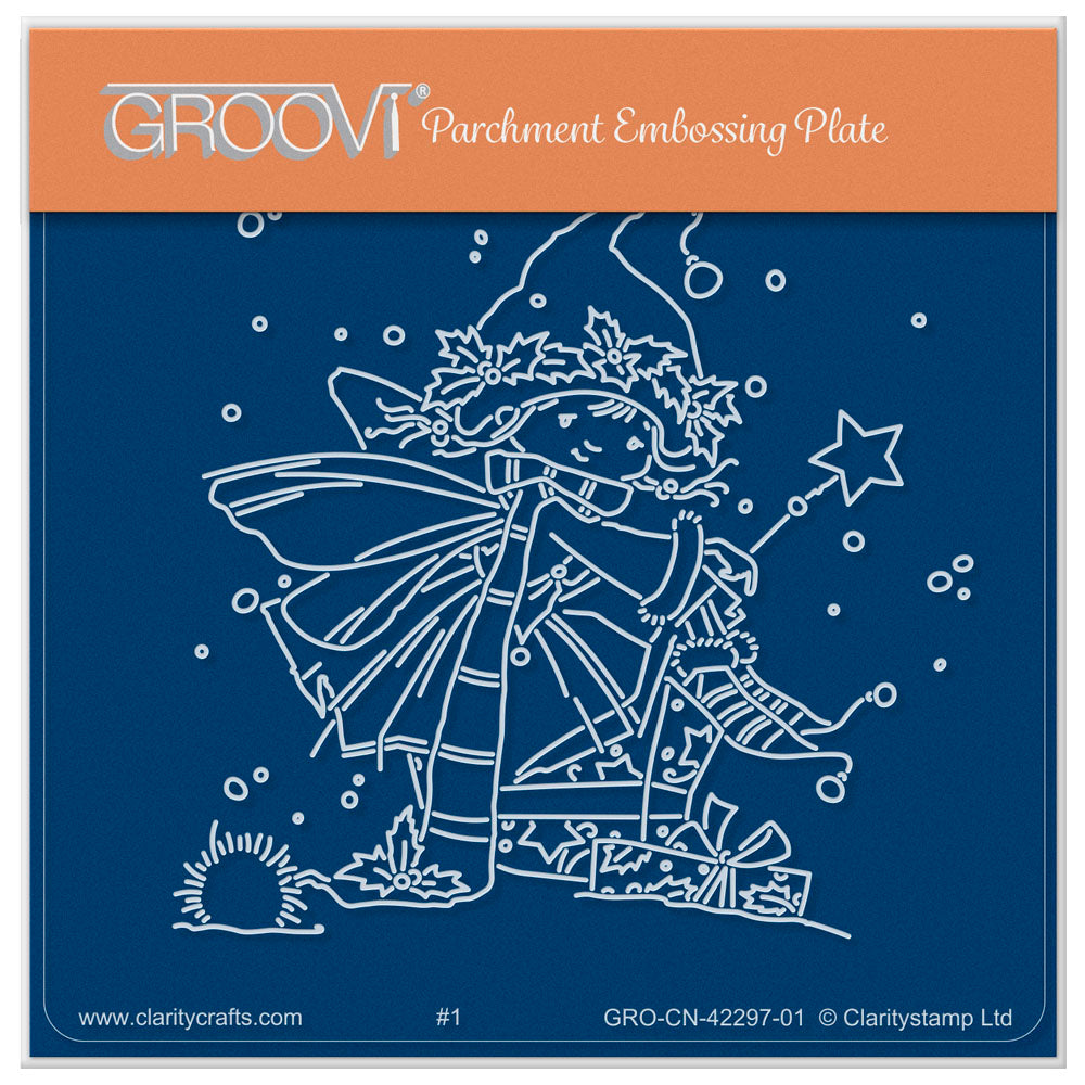Mel - Pixie Poppet A6 Square Groovi Plate – Clarity Crafts