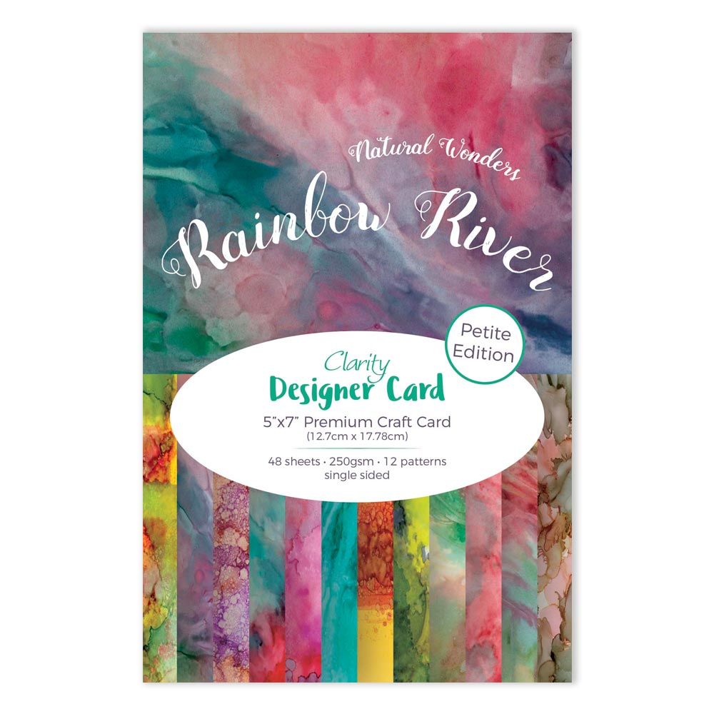 Rainbow River Designer Card Pack 5" x 7" - Petite Edition – Clarity Crafts