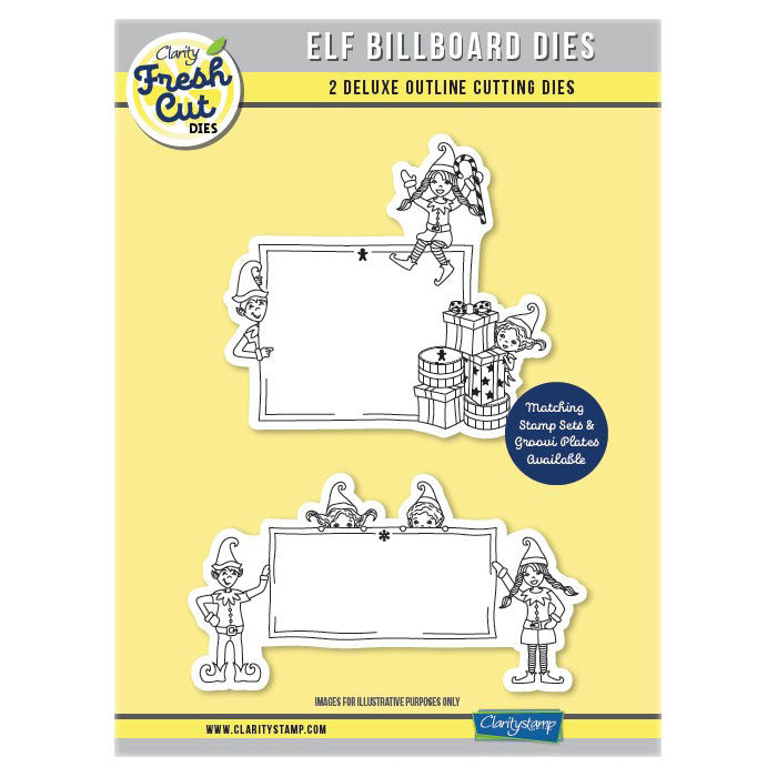 Barbara's Elves Billboard Outline Die Set – Clarity Crafts