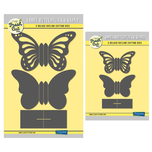 3D Butterfly & Stand Die Collection – Claritystamp