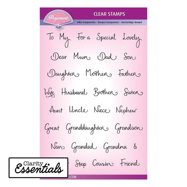 Barbara's Relations A5 Stamp Set – Claritystamp