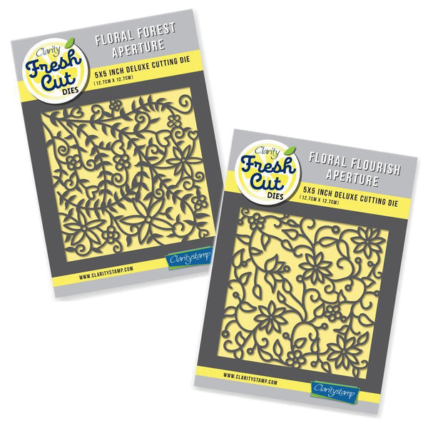 Floral Forest & Flourish Aperture Clarity Fresh Cut Dies – Claritystamp