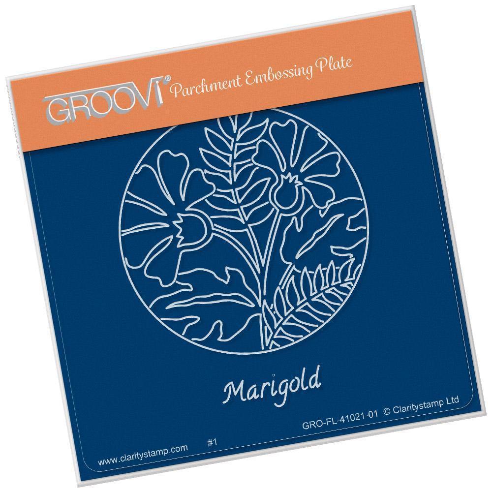 Marigold & Friends Round A6 Square Groovi Baby Plate – Clarity Crafts