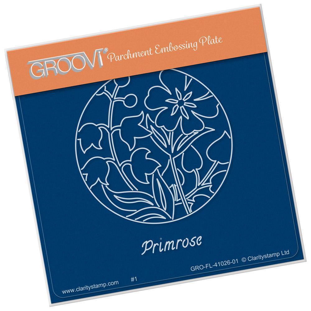 Primrose & Friends Round A6 Square Groovi Baby Plate – Clarity Crafts