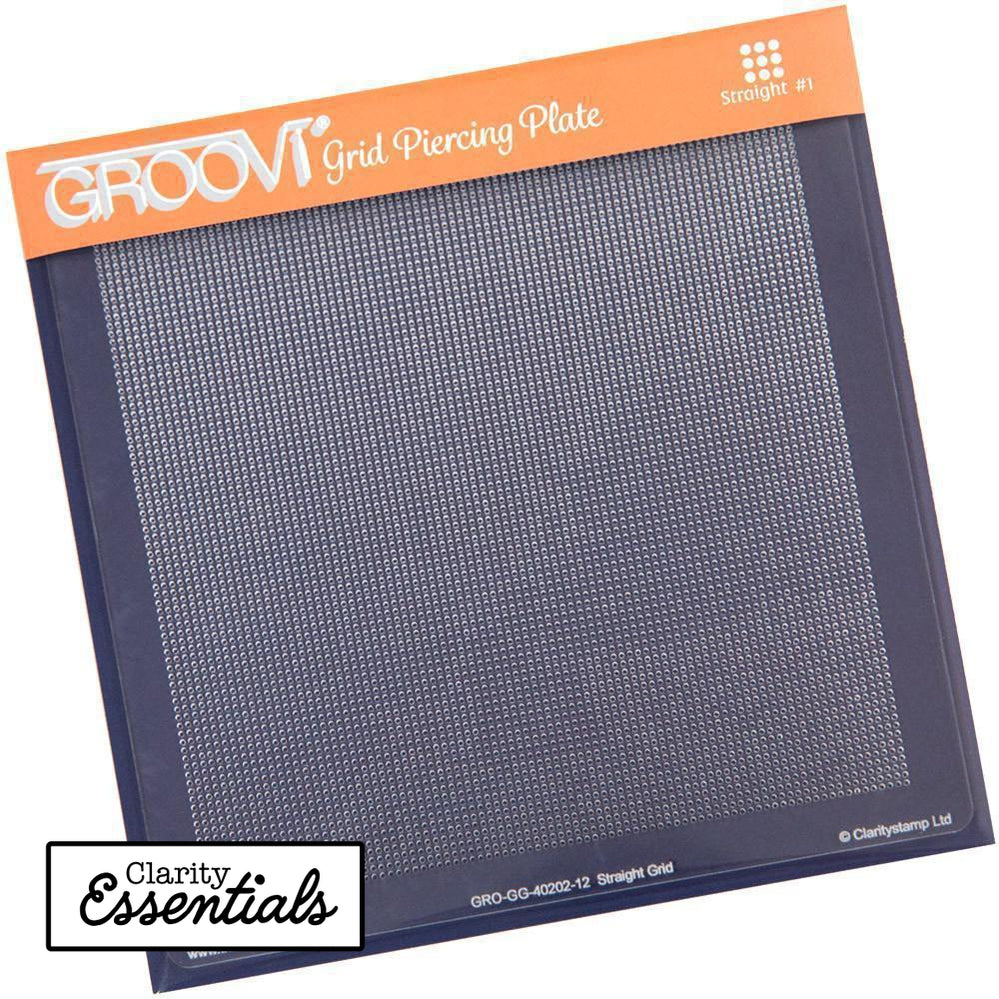 Straight Basic Bold A5 Square Groovi Piercing Grid – Claritystamp