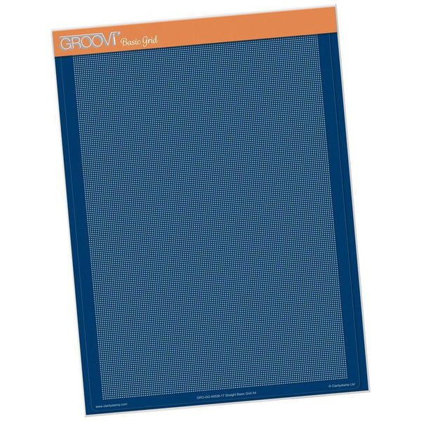 Straight Basic Bold A4 Groovi Piercing Grid – Claritystamp