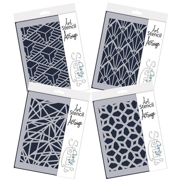 Geo A5 Stencil Collection – Claritystamp