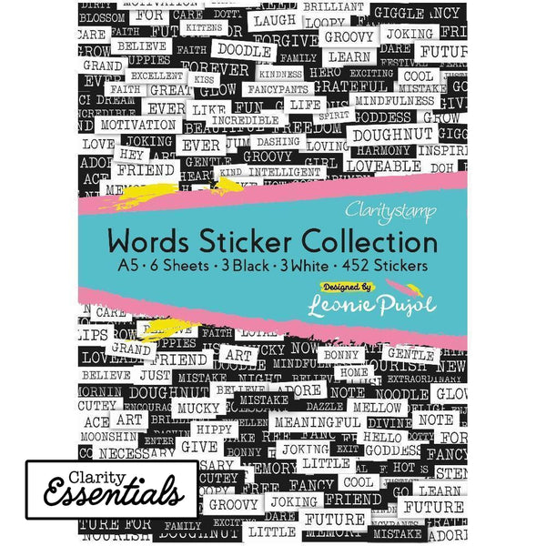 Leonie's Words Sticker Collection – Claritystamp