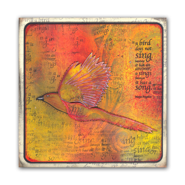 Magpie 1 7" x 7" Stencil – Claritystamp