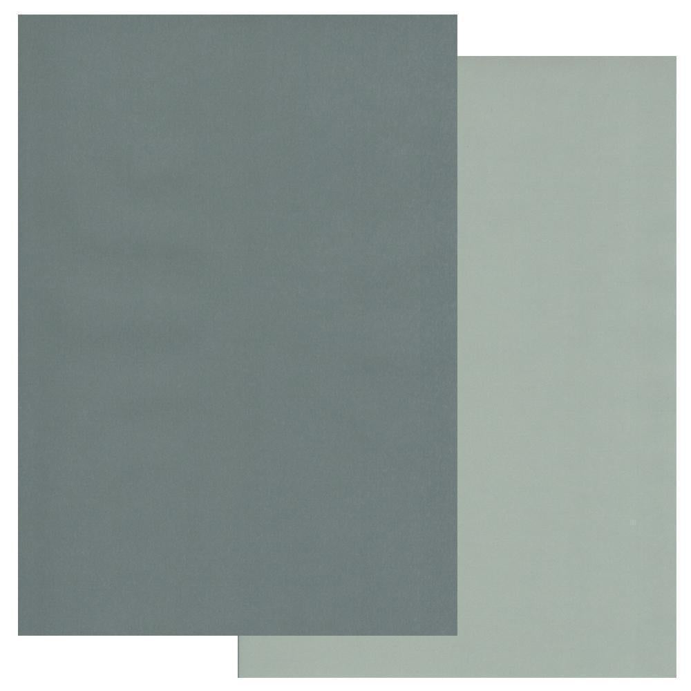 Pine Needles & Sage Green x10 Groovi Duo Parchment Paper A4 – Claritystamp