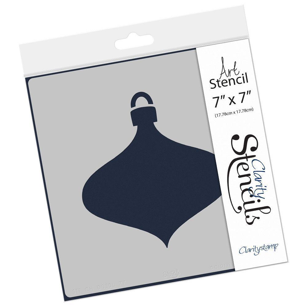 Christmas Bauble Shape 7" x 7" Stencil – Claritystamp