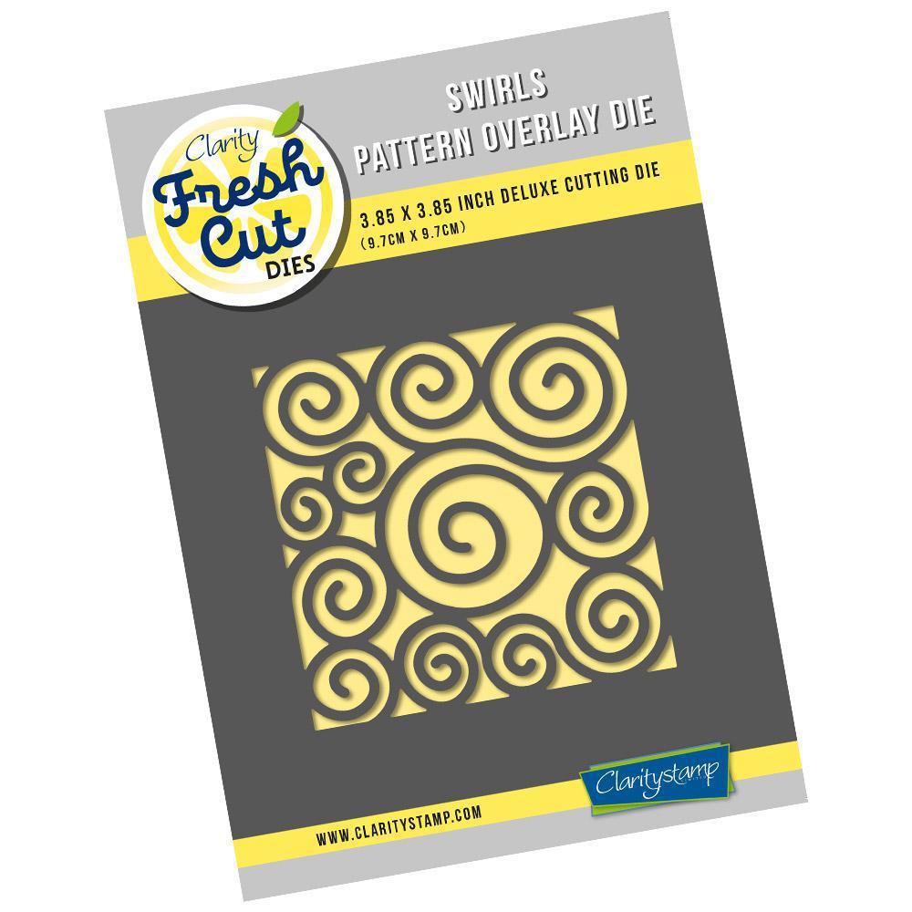 Swirls Pattern Overlay - Aperture Clarity Fresh Cut Die – Clarity Crafts
