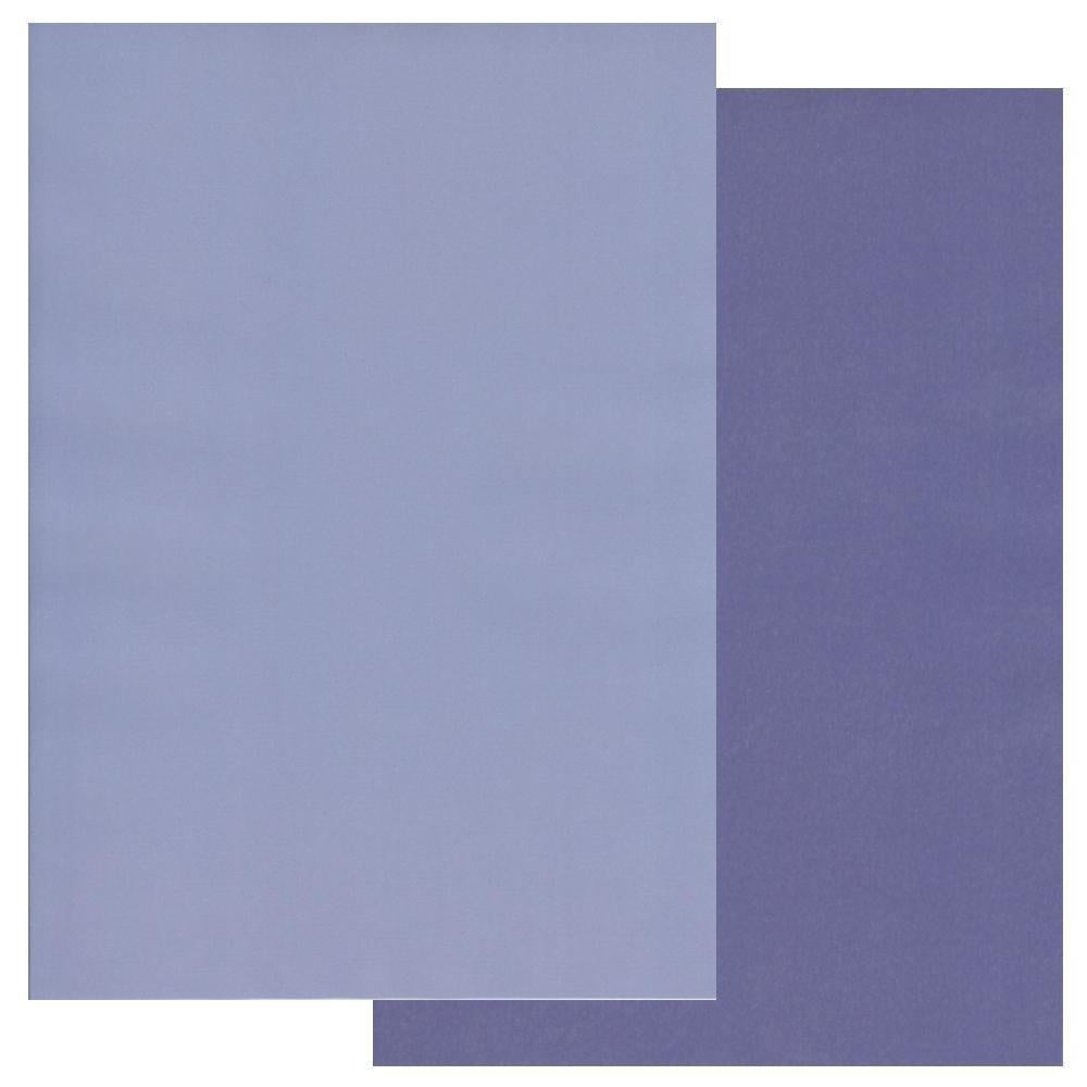 Periwinkle Blue & Very Violet x10 Groovi Duo Parchment Paper A4 ...
