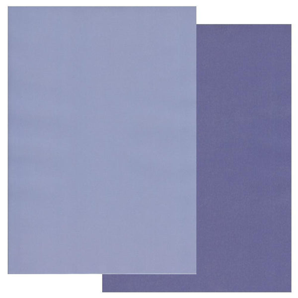 Periwinkle Blue & Very Violet x10 Groovi Duo Parchment Paper A4 ...