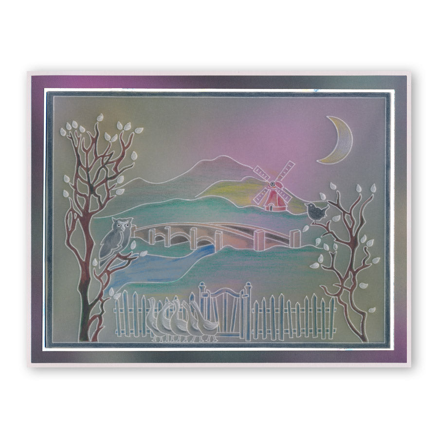 Village Life A5 Groovi Plate – Clarity Crafts