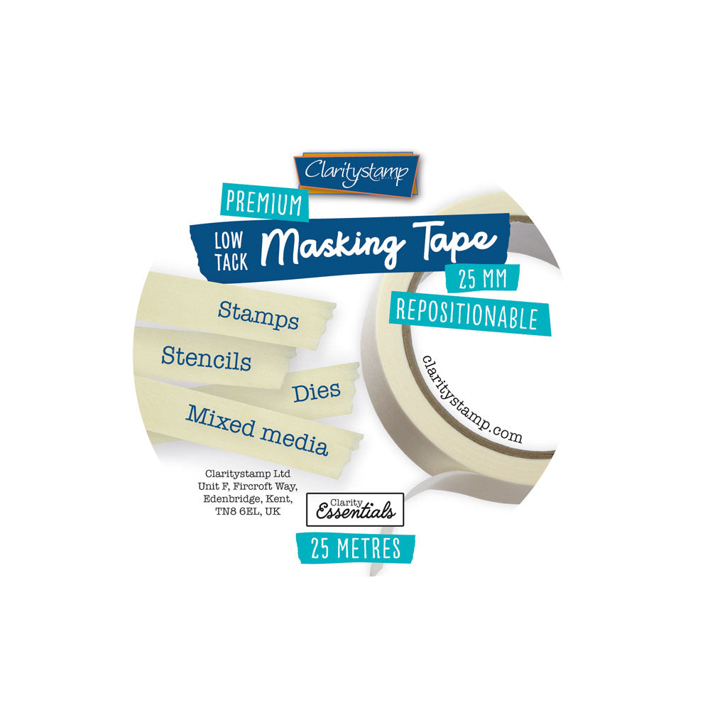 Clarity Low Tack Masking Tape – Claritystamp
